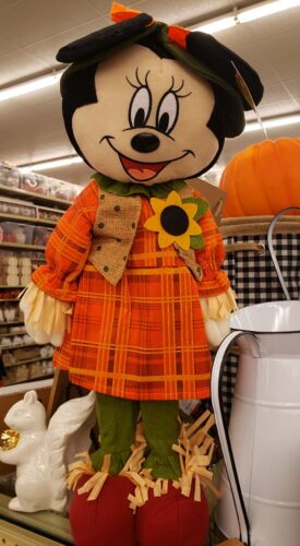 There’s Nothing Scary About These Mickey and Minnie Scarecrow Dolls
