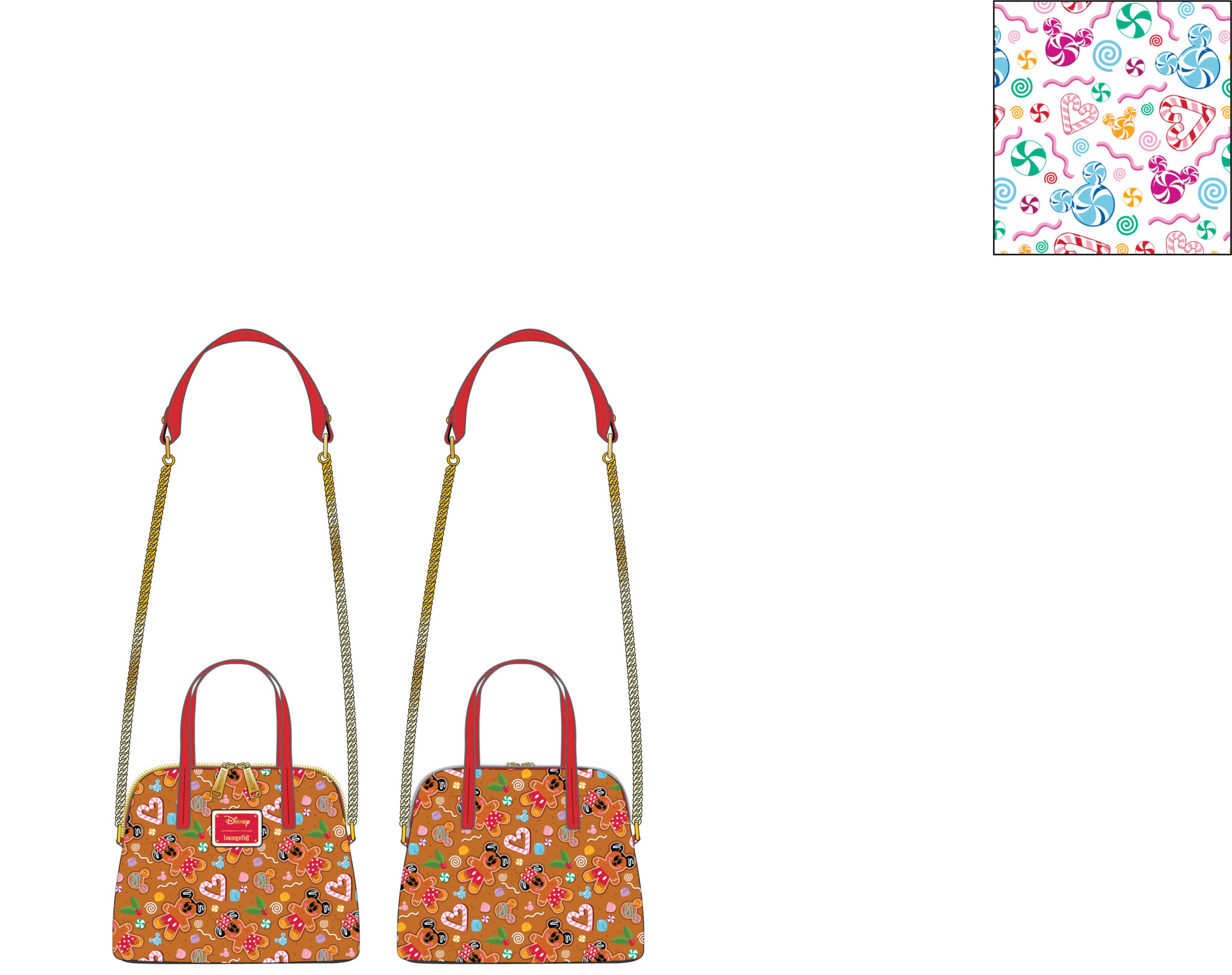 The Loungefly Disney Holiday Sneak Peek Is A Flurry Of Holiday Fun ...