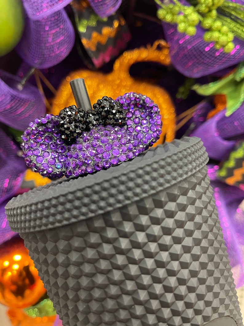 Disney Halloween Straw Toppers For Extra Bling This Season - Style