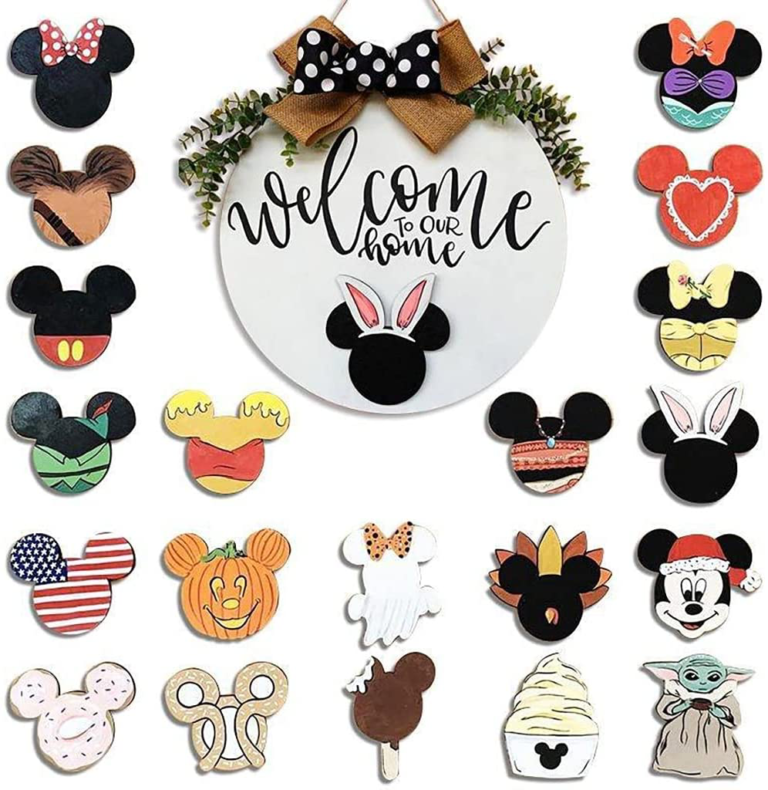 Disney Discovery- Seasonal Mickey Welcome Sign - home