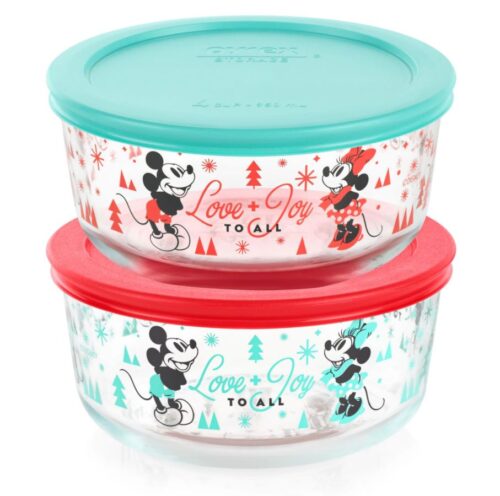 Get Merry with the New Disney Holiday Pyrex Collection!