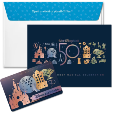 Make Your Celebration Special With Disney 50th Anniversary Gift Cards