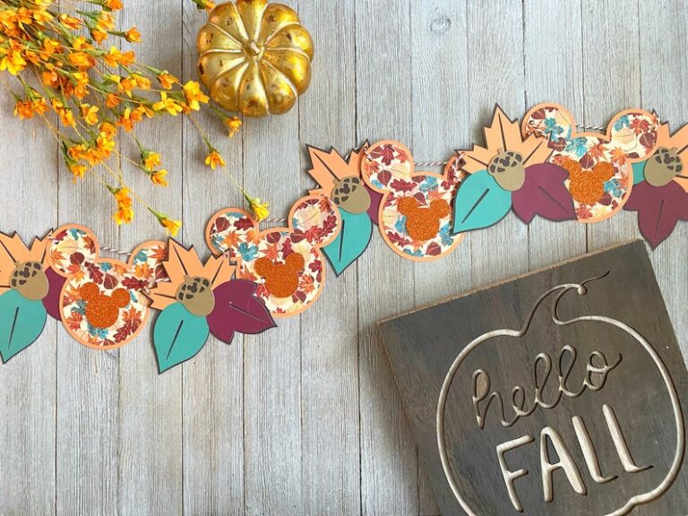 Disney Inspired Banners Perfect For a Fall Mantel or Party - home