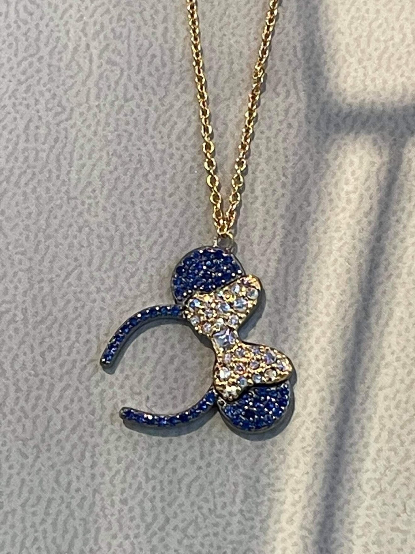 Sparkle and Shine With The New Blue Minnie Ear Rebecca Hook Necklace ...