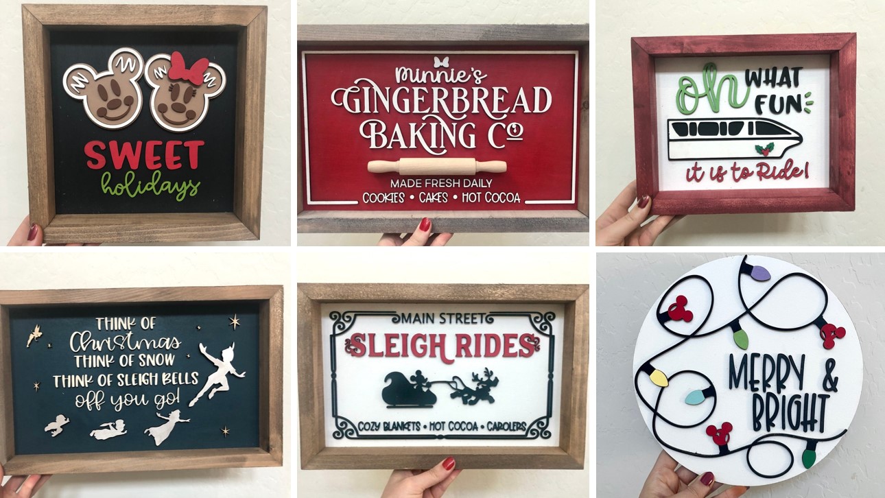Disney Christmas Inspired Signs To Kick Off Your Holiday Decorating ...