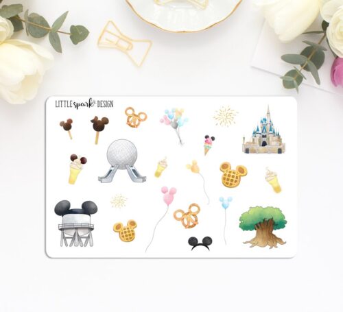 Get Organized With Disney Inspired Planner Sticker Kits - home