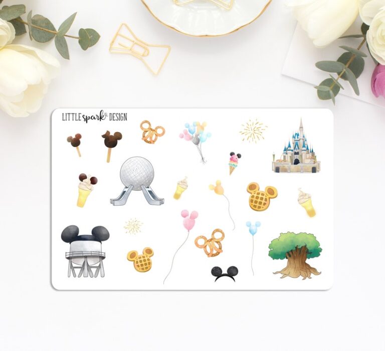 Get Organized With Disney Inspired Planner Sticker Kits - home