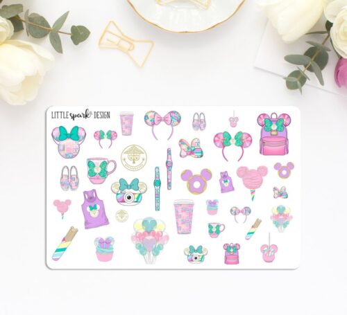 Get Organized With Disney Inspired Planner Sticker Kits - home