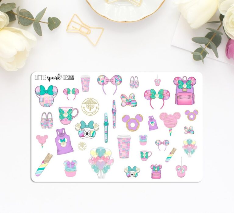 Get Organized With Disney Inspired Planner Sticker Kits - home