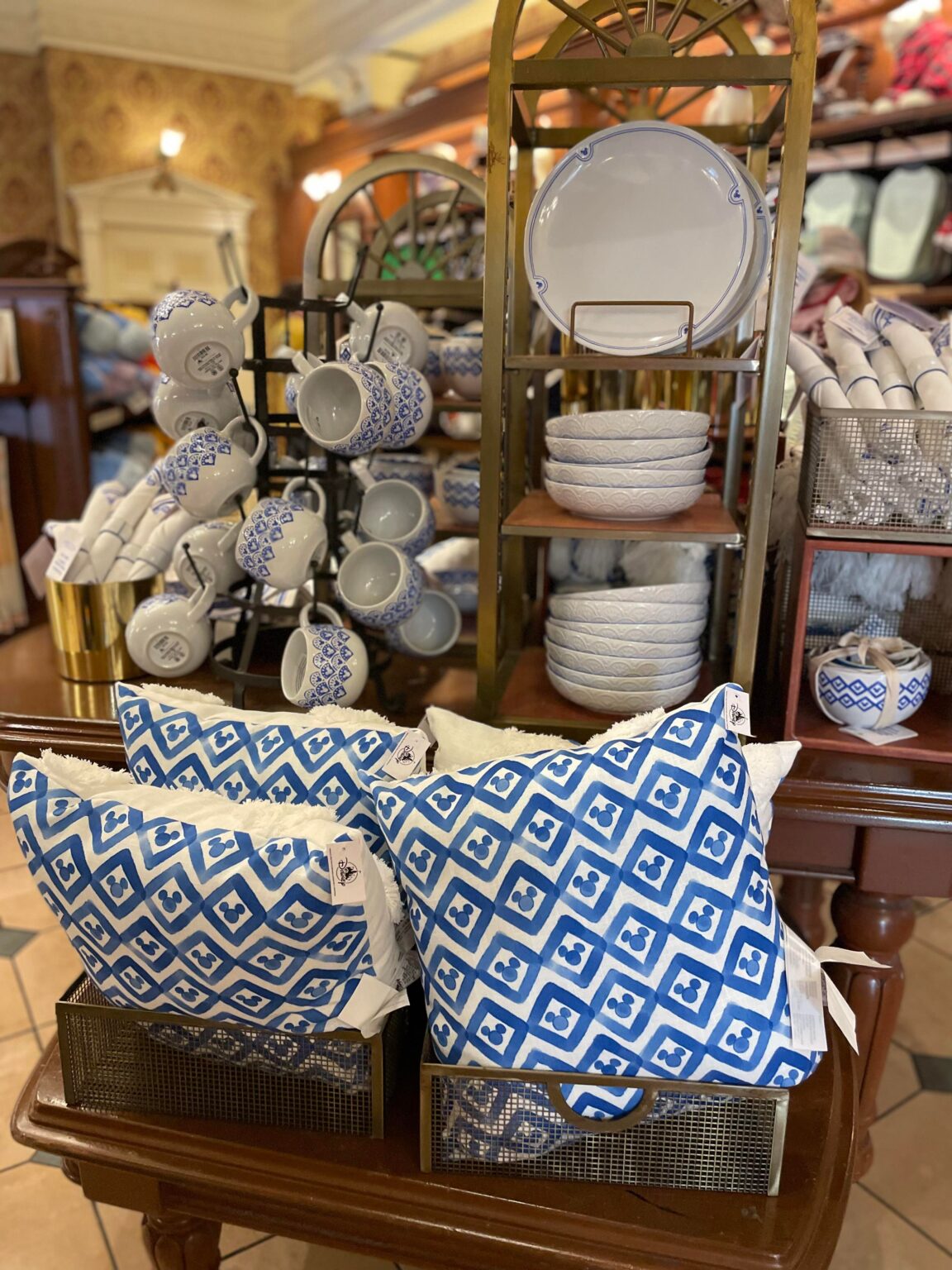 Beautiful New Disney Blue & White Homestead Collection Arrives in WDW!