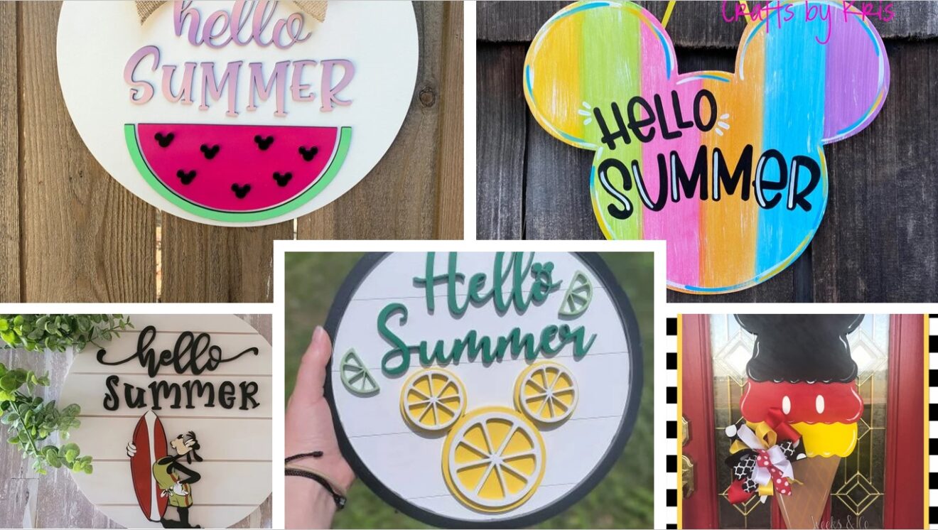 Say Hello To Summer With These Five Disney Door Signs - Decor