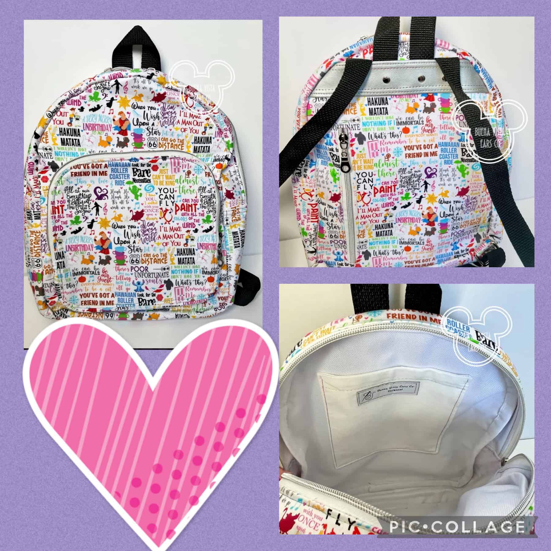 Disney Songs Backpack in Music to my Eyes - bags