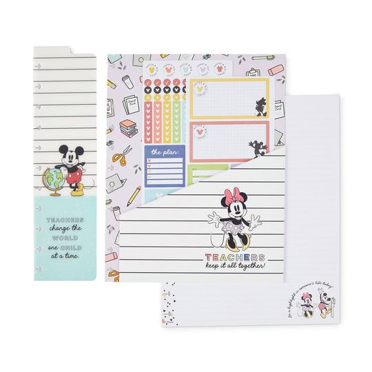 This Disney Teacher Happy Planner Collection Is Whimsically Wonderful ...