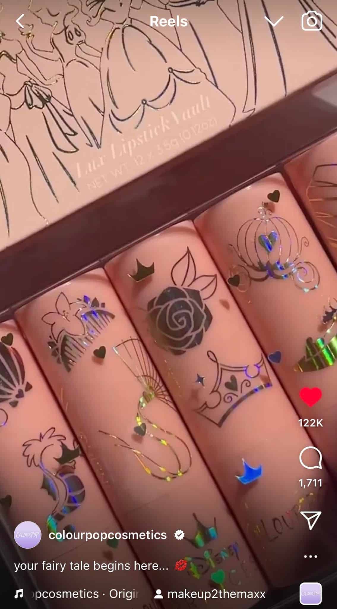 Disney Princess x ColourPop True Love's Kiss Lux Lipstick Vault Launch ...