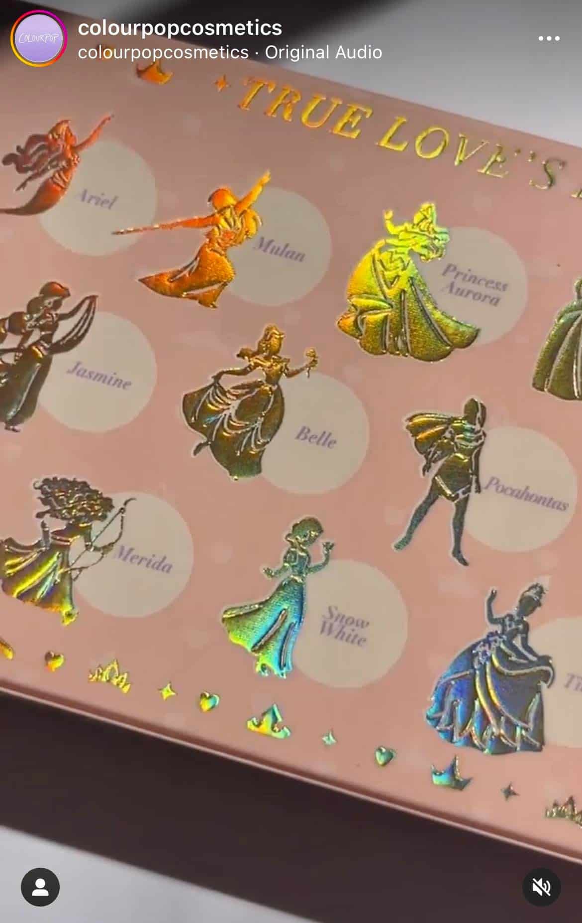 Disney Princess x ColourPop True Love's Kiss Lux Lipstick Vault Launch ...