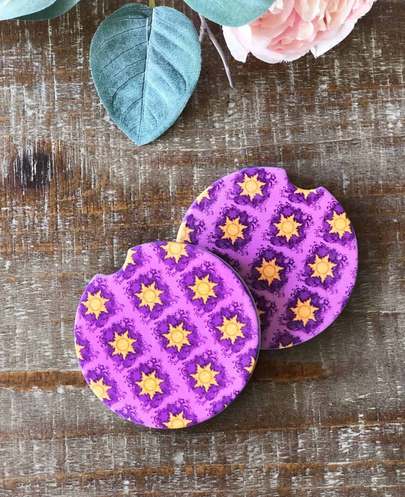 Disney-Up Your Ride With These Disney Car Coasters