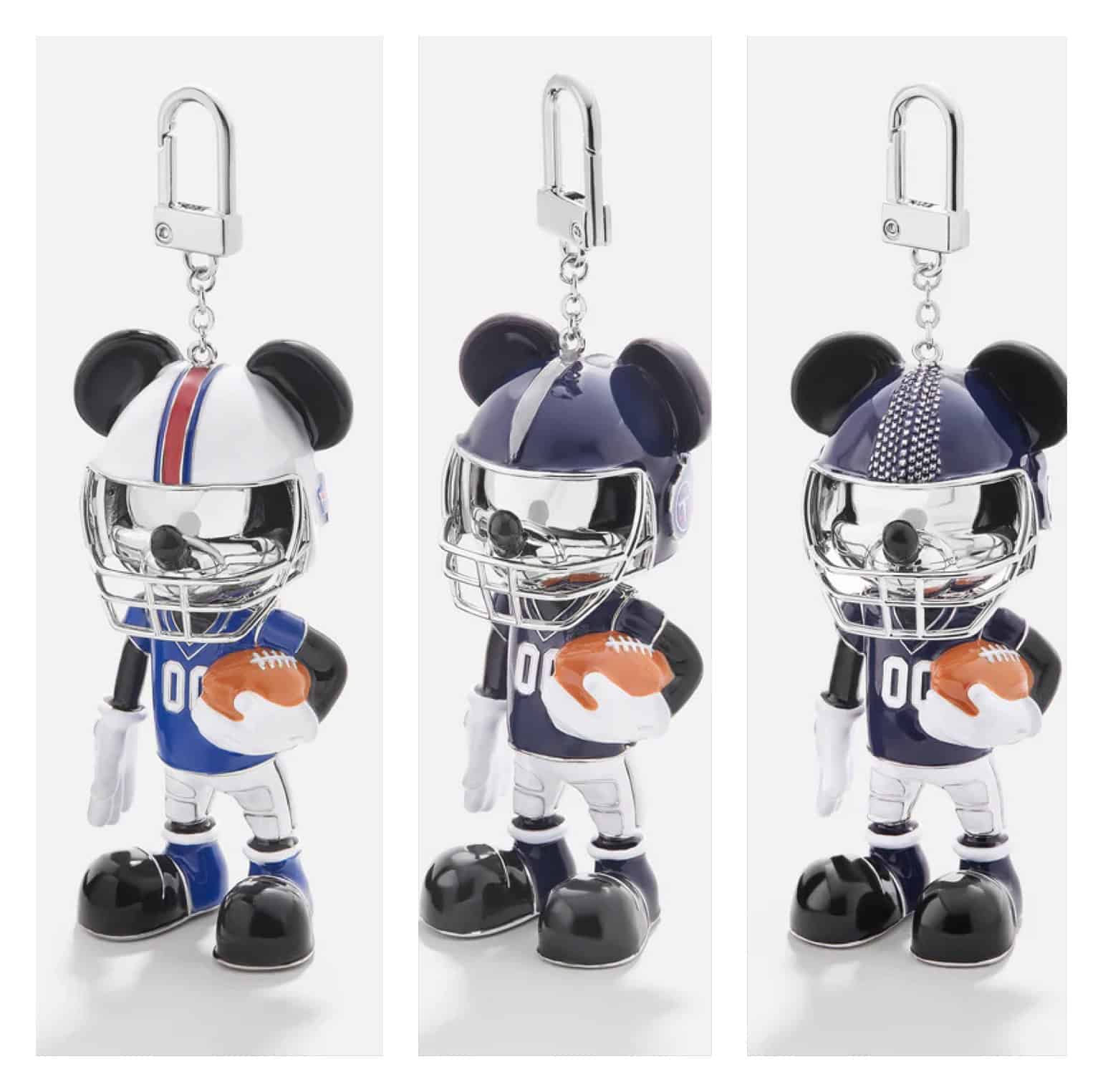 Mickey NFL Bag Charms For The Win!
