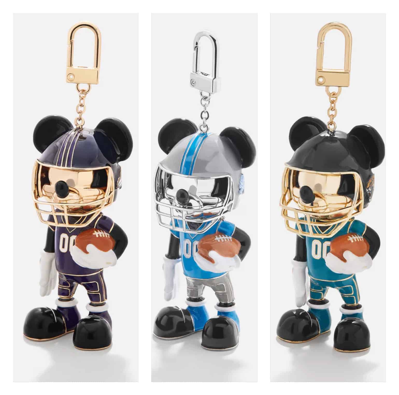 Mickey NFL Bag Charms For The Win!