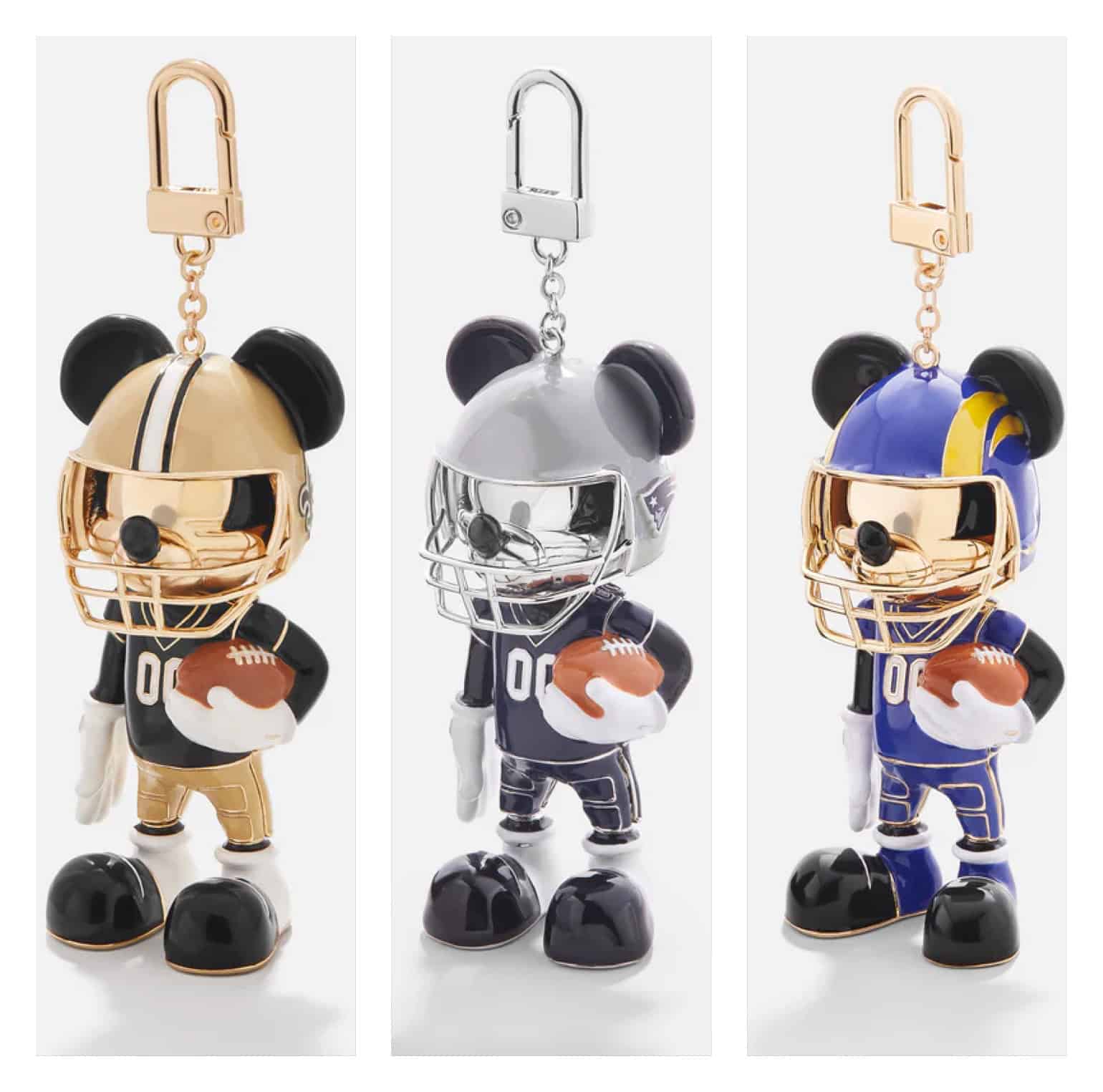 Mickey NFL Bag Charms For The Win!
