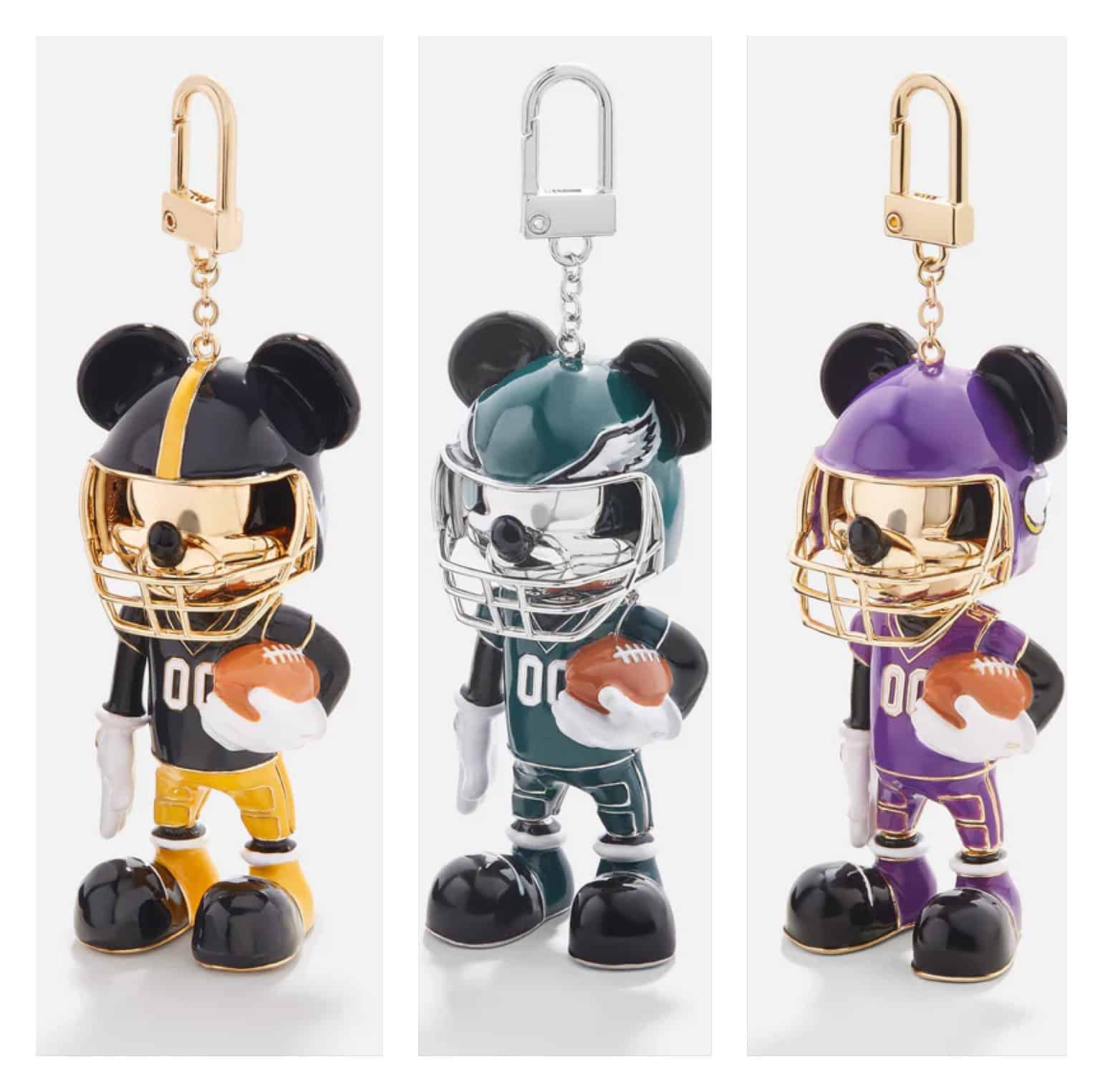 Mickey NFL Bag Charms For The Win!