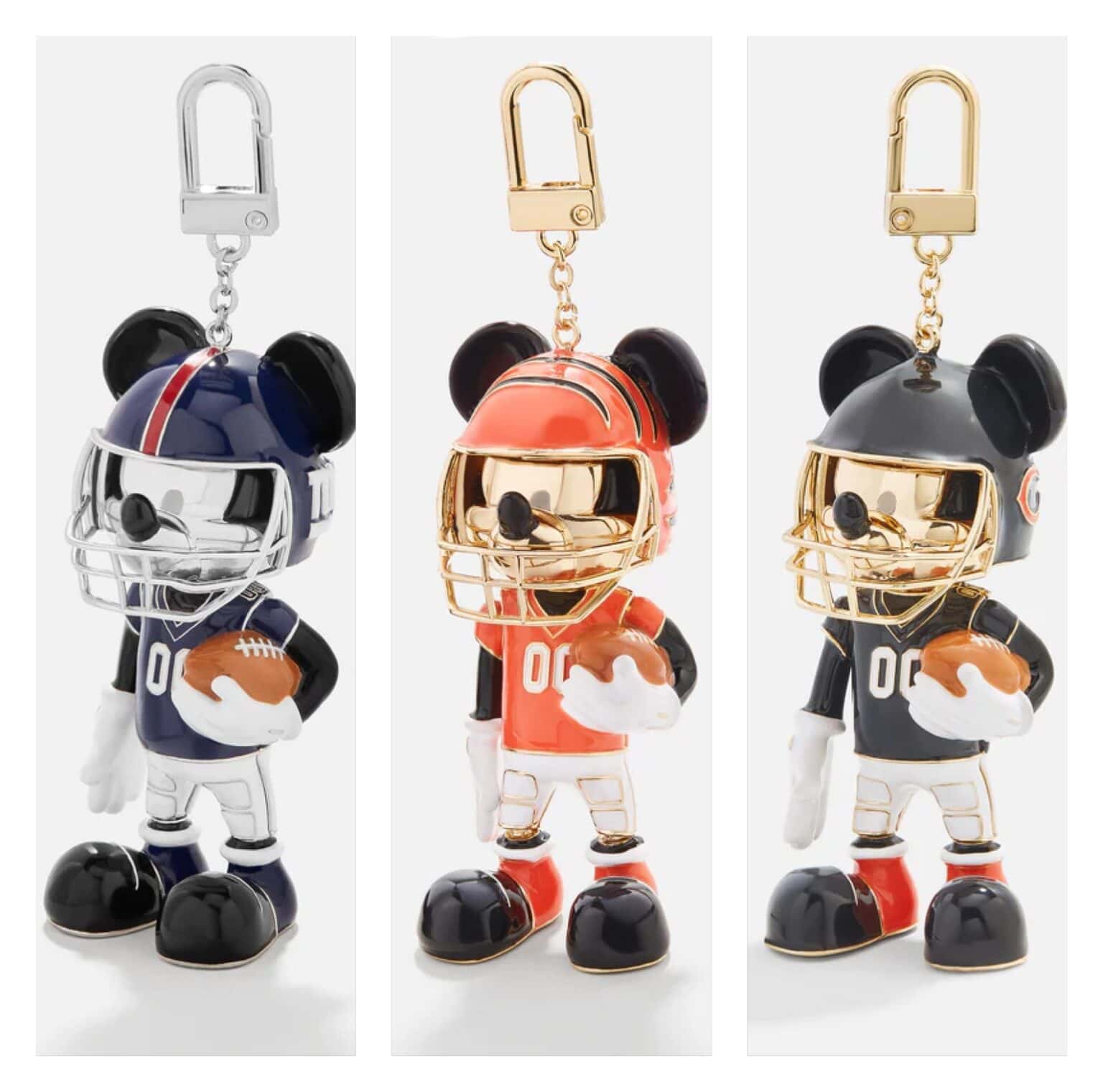 Mickey NFL Bag Charms For The Win!