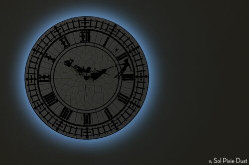 Never Be Late with This Peter Pan Wall Clock - home