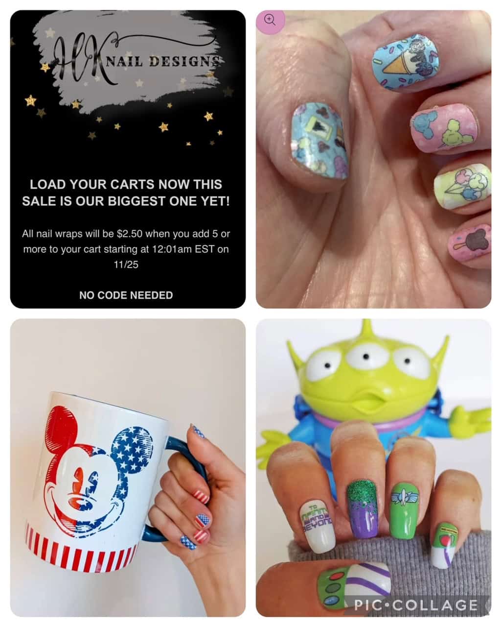 Black Friday Weekend at HK Nail Designs - Nails