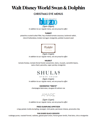 Holiday Dining Just Got More Delicious with Offerings from Four ...