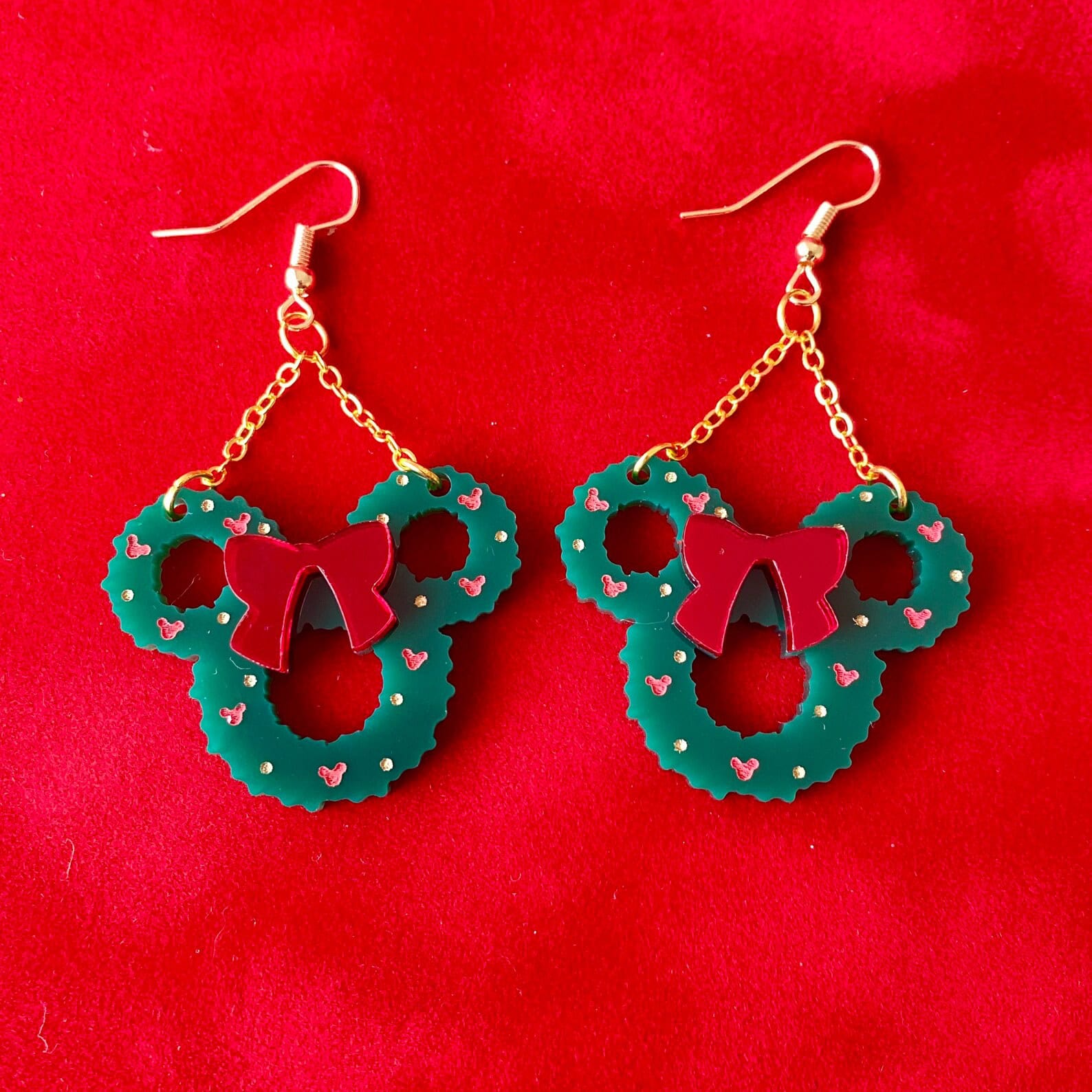 Disney Holiday Earrings for Those Who Love Mickey and Minnie! - Jewelry