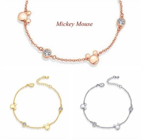 Minimalist Mickey Mouse Bracelet for Casual Sparkle - Jewelry