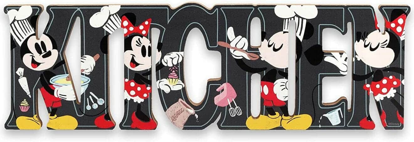 Disney Discovery: Mickey and Minnie Kitchen Signs - Decor