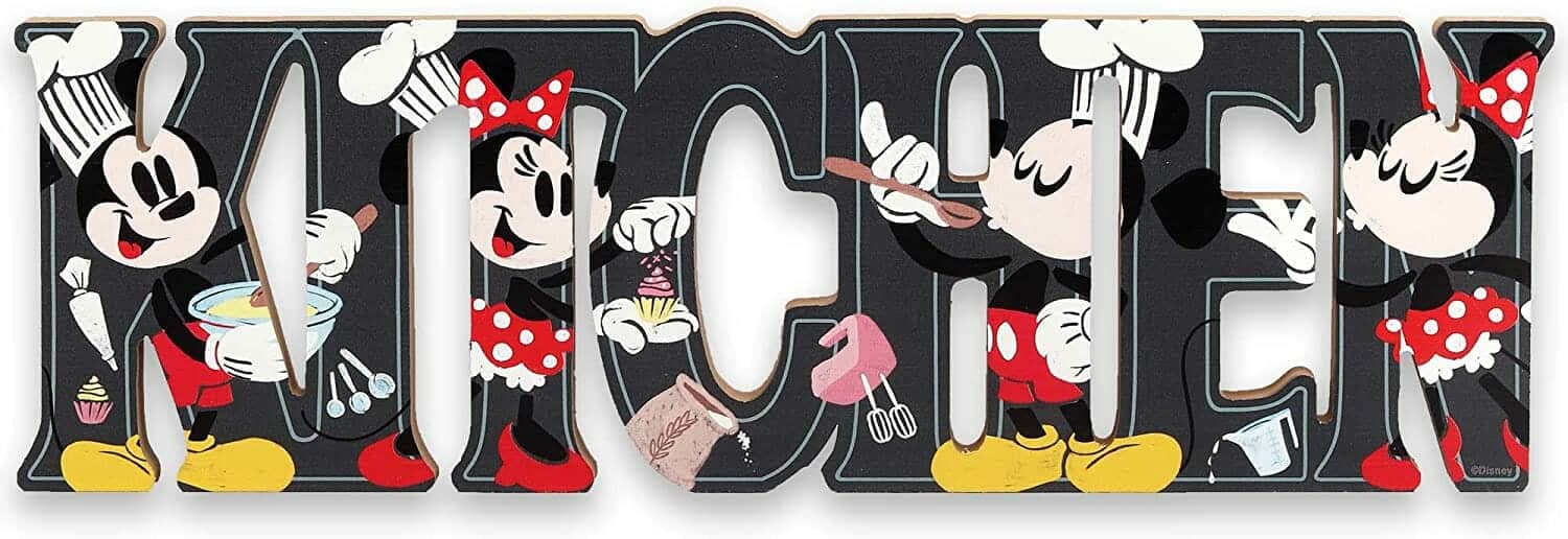 Disney Discovery: Mickey and Minnie Kitchen Signs - Decor