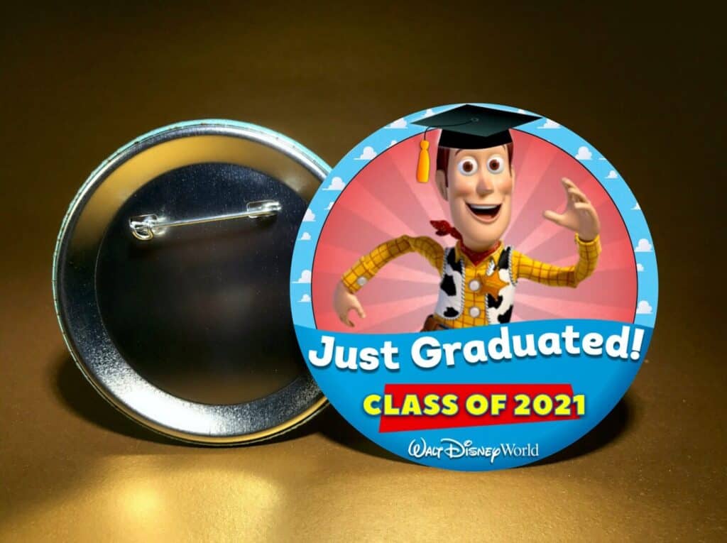 Disney Themed Buttons Customized for Life's Special Occasions - Discovery