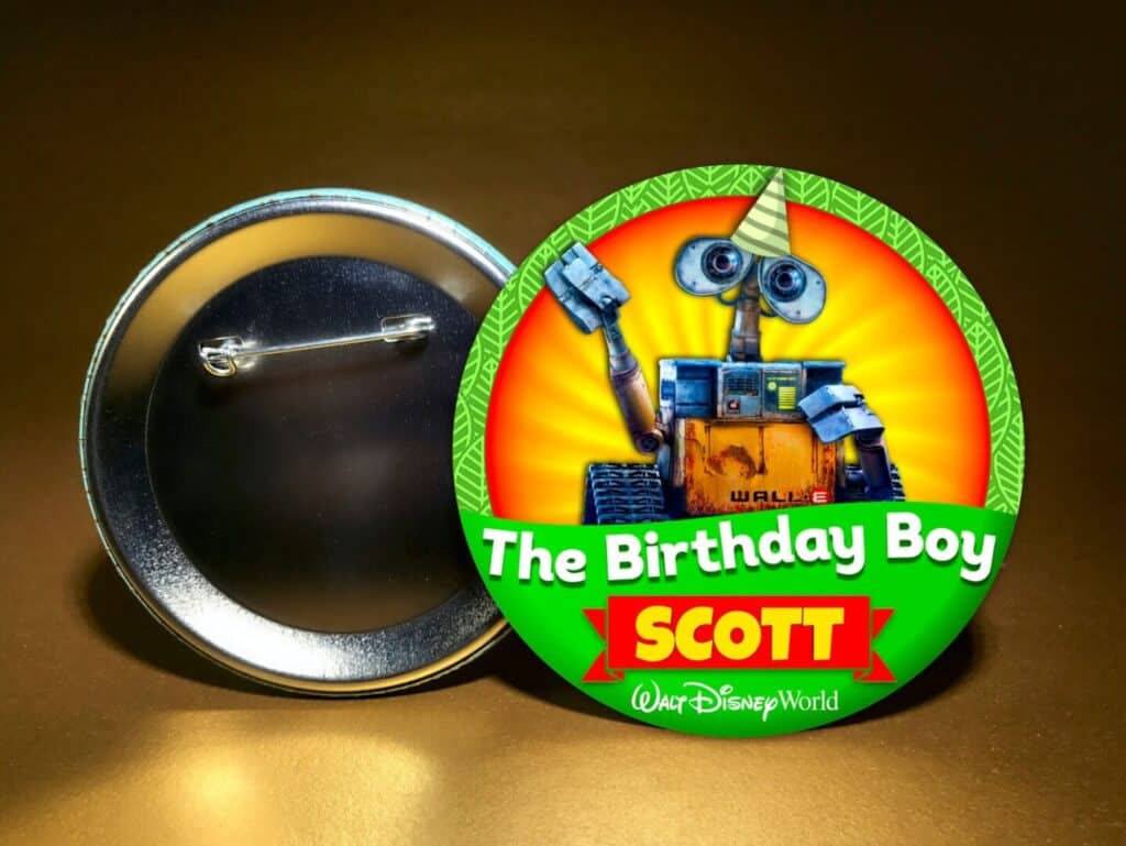 Disney Themed Buttons Customized for Life's Special Occasions - Discovery