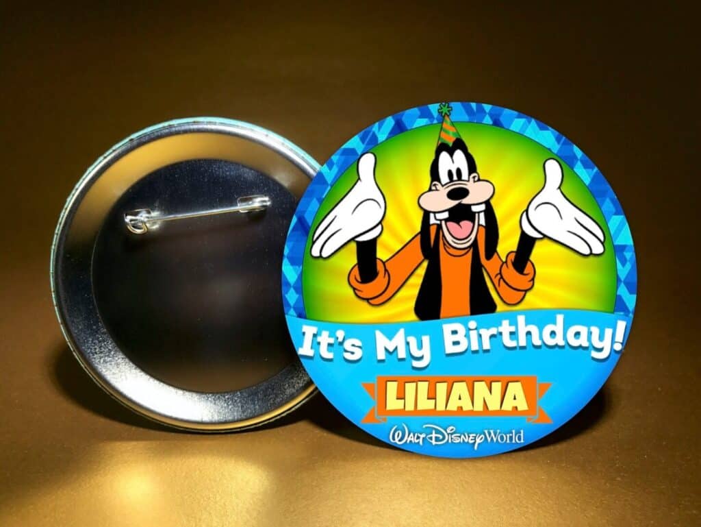 Disney Themed Buttons Customized for Life's Special Occasions - Discovery