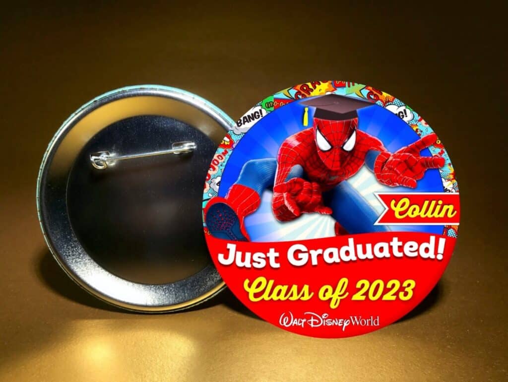 Disney Themed Buttons Customized for Life's Special Occasions - Discovery