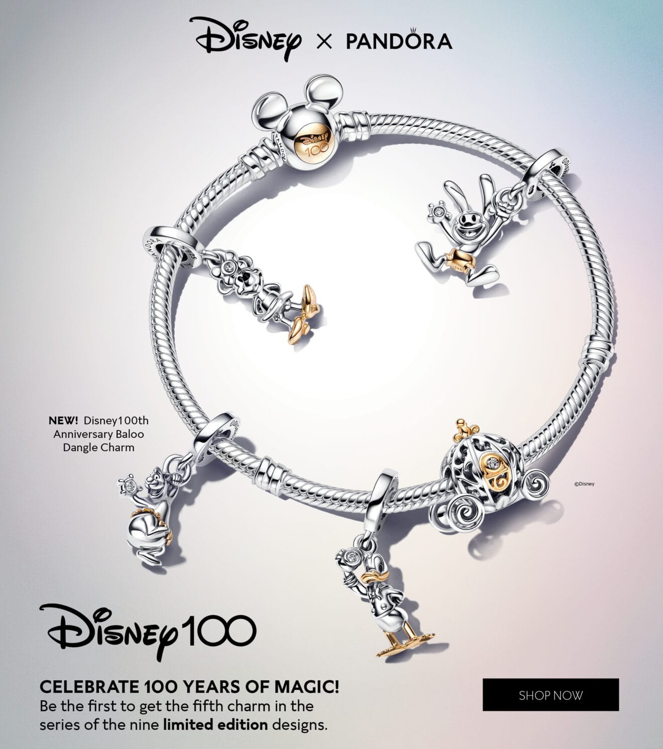 This Baloo Disney100 Pandora Charm Is A "Bear" Necessity