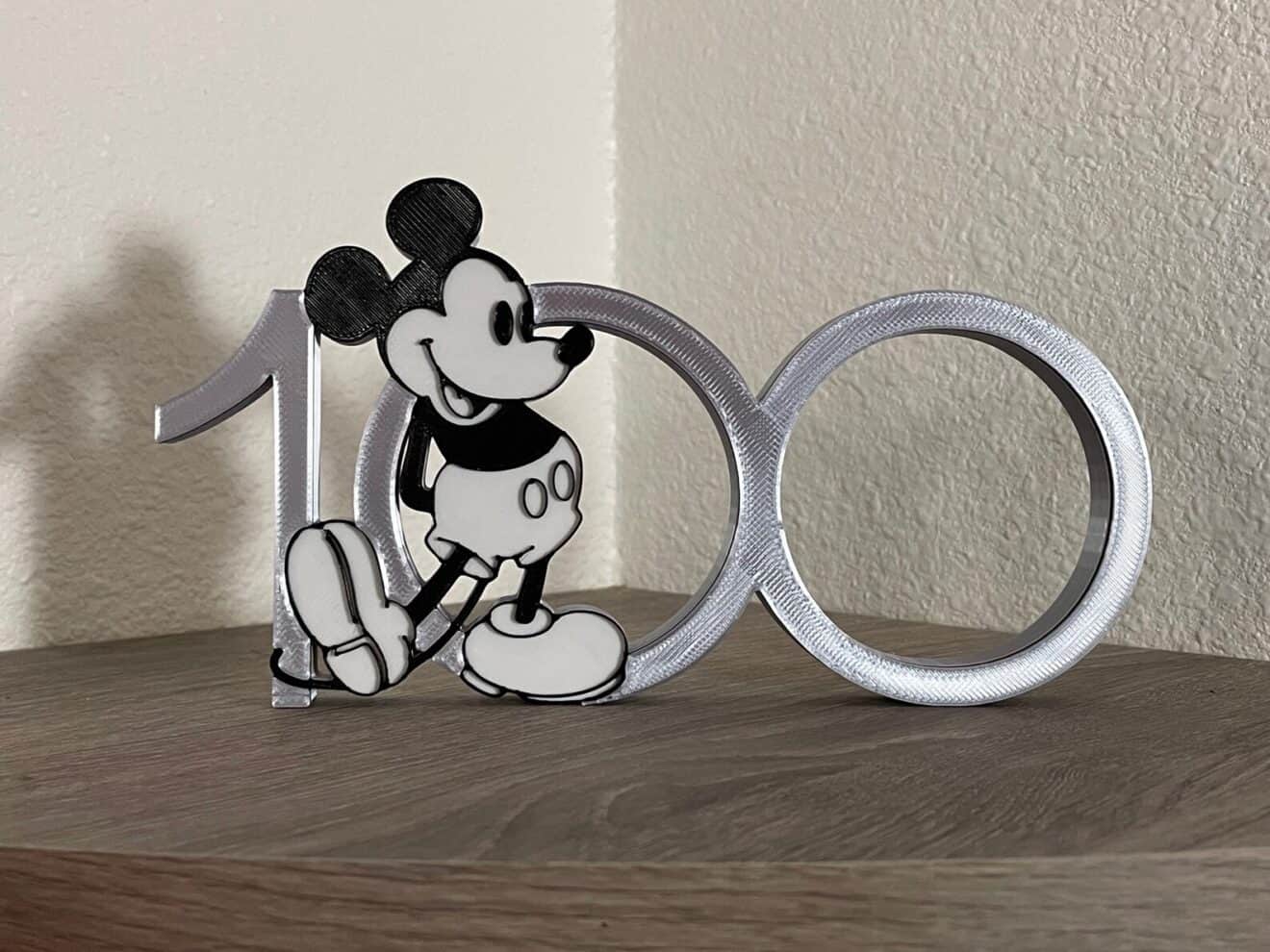 Standing Mickey Mouse Disney 100th Anniversary Decoration - Decor