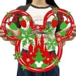 Disney Discovery- Mickey Holiday Wooden Sign - Decor