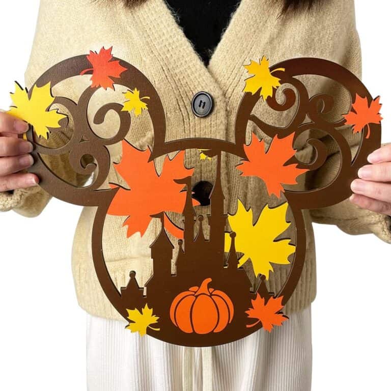 Disney Discovery- Fall Mouse Wooden Sign - Decor