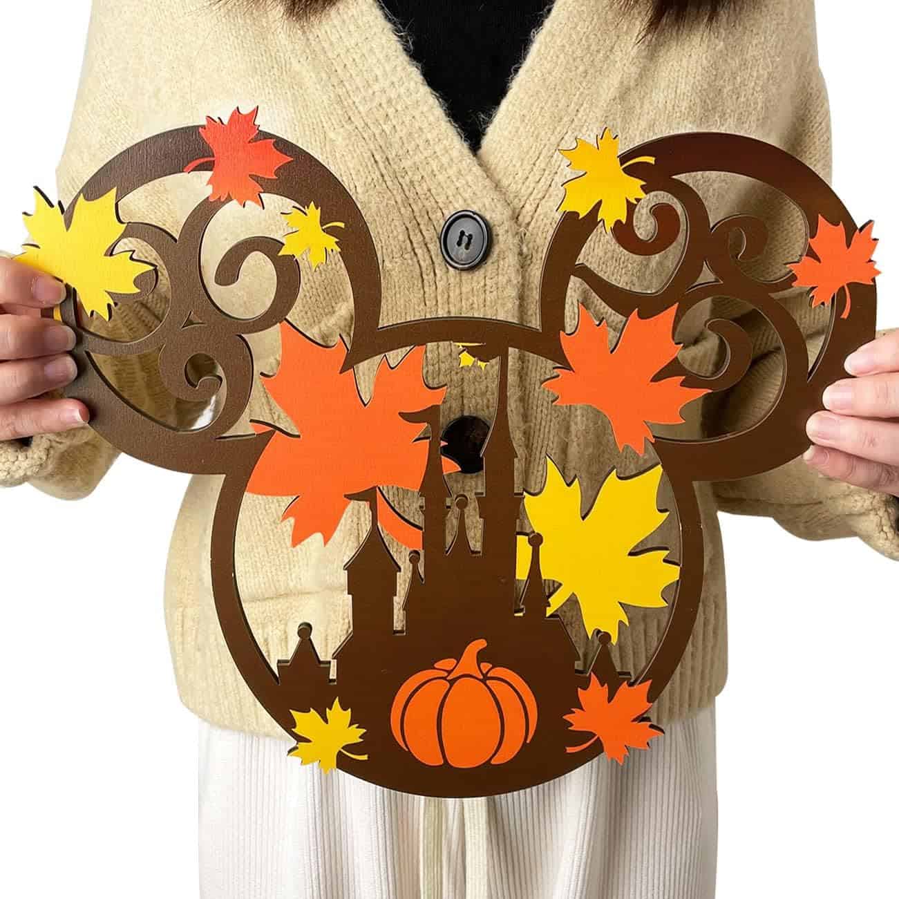Disney Discovery- Fall Mouse Wooden Sign - Decor