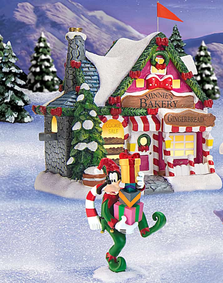 Deck The Halls With Festive Disney Holiday Village Sculptures!
