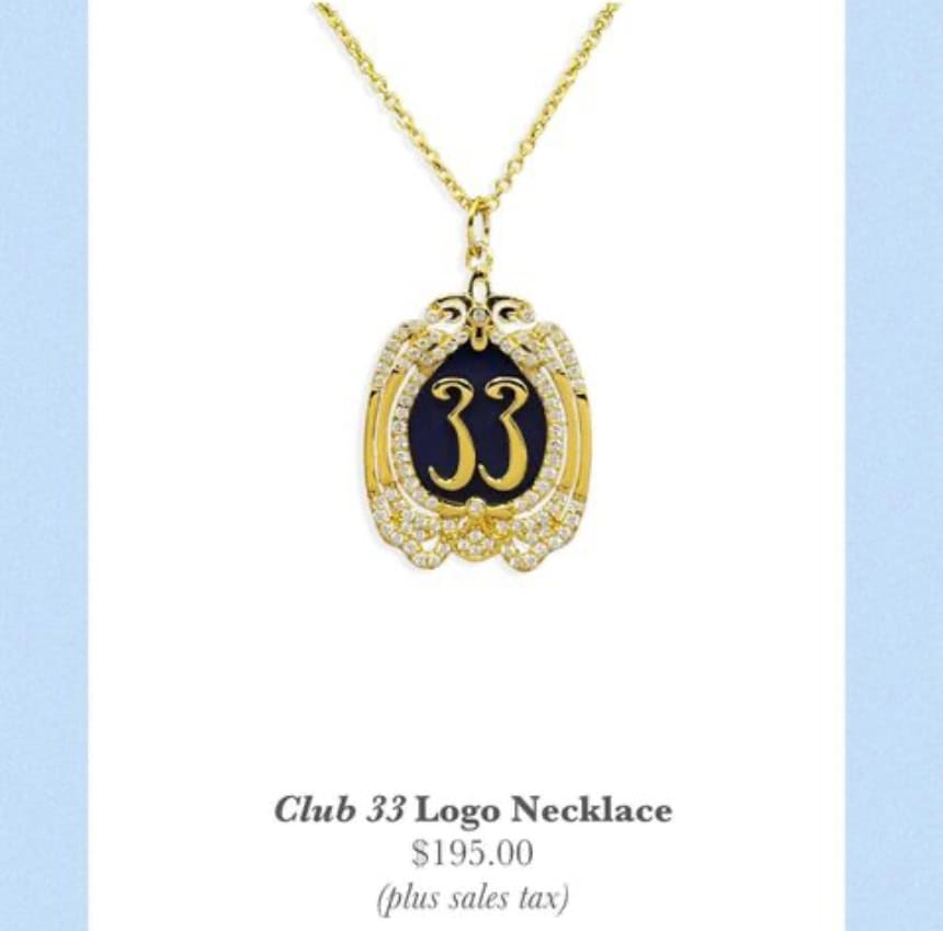 All I Want for Christmas is the New Club 33 Merchandise