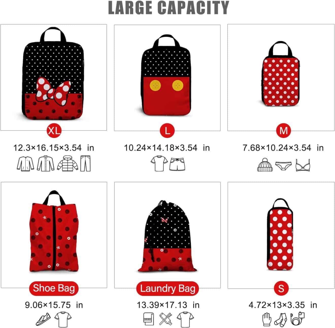 Disney Discovery- Disney Inspired Packing Cubes - bags