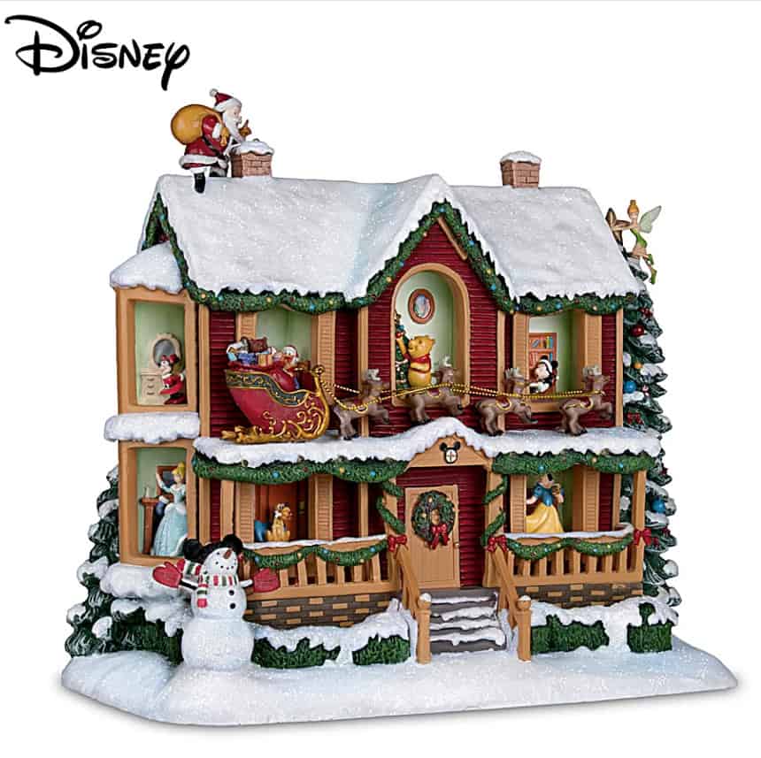 Deck The Halls With Festive Disney Holiday Village Sculptures!
