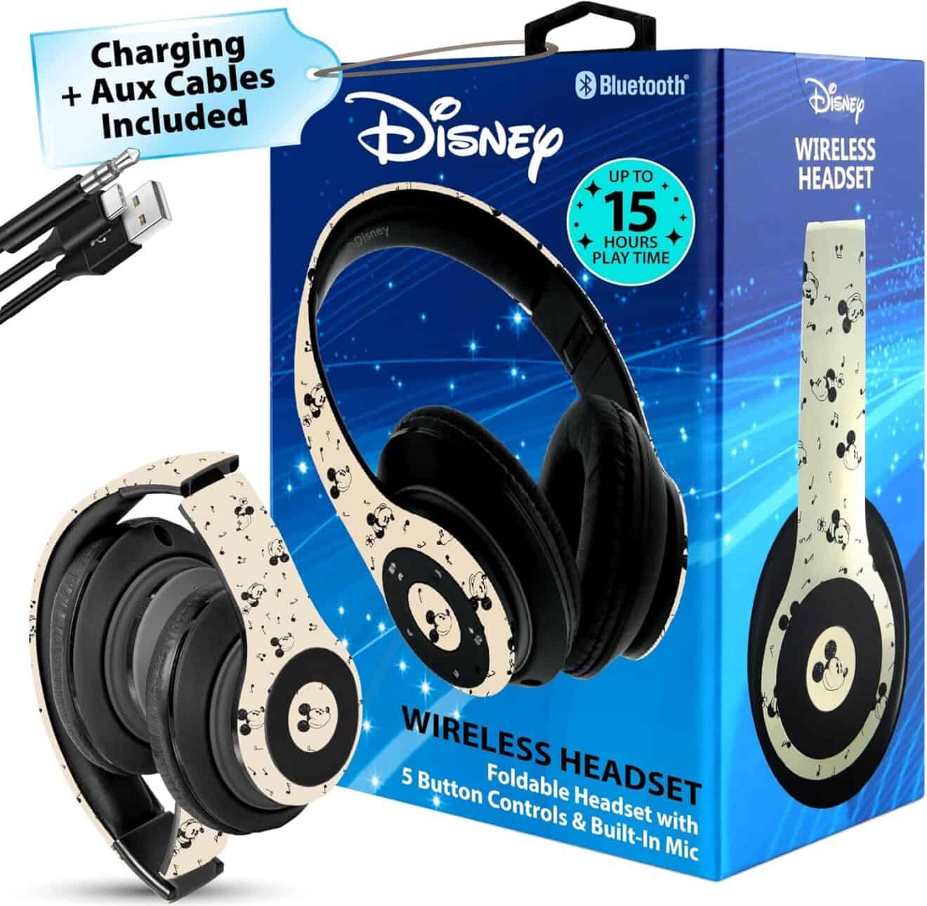 Disney Discovery: Mickey and Minnie Bluetooth Headphones