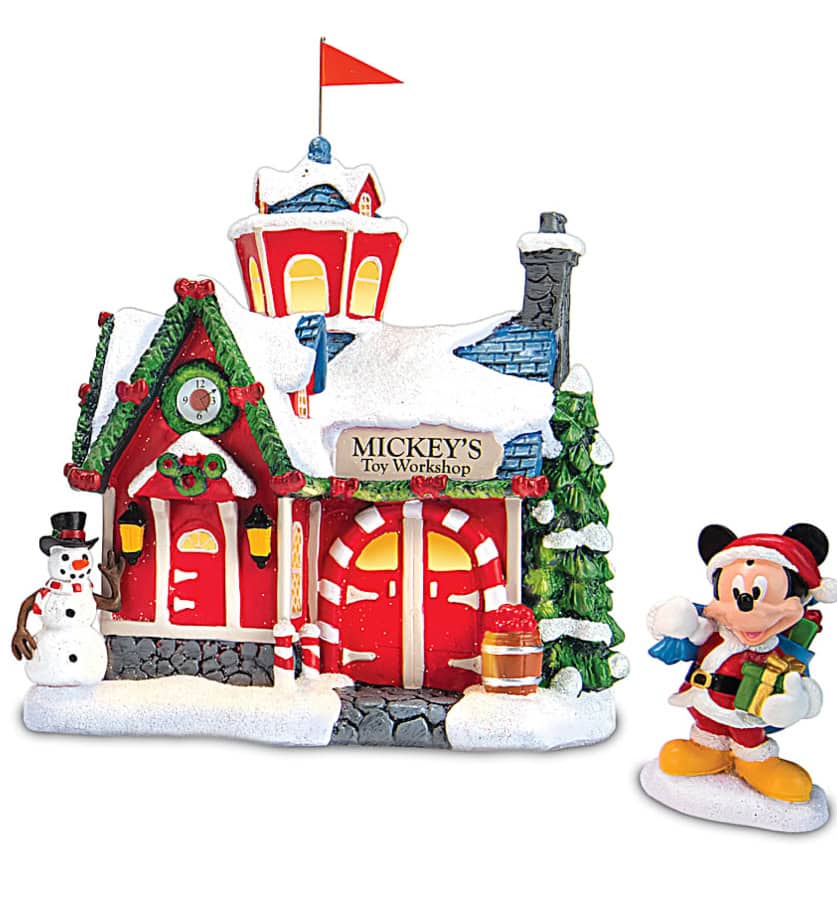 Deck The Halls With Festive Disney Holiday Village Sculptures!