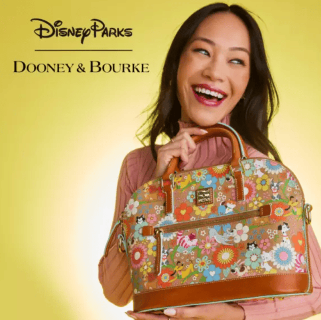 Disney Pets Frolic In The Flowers On The New Dooney & Bourke Collection ...