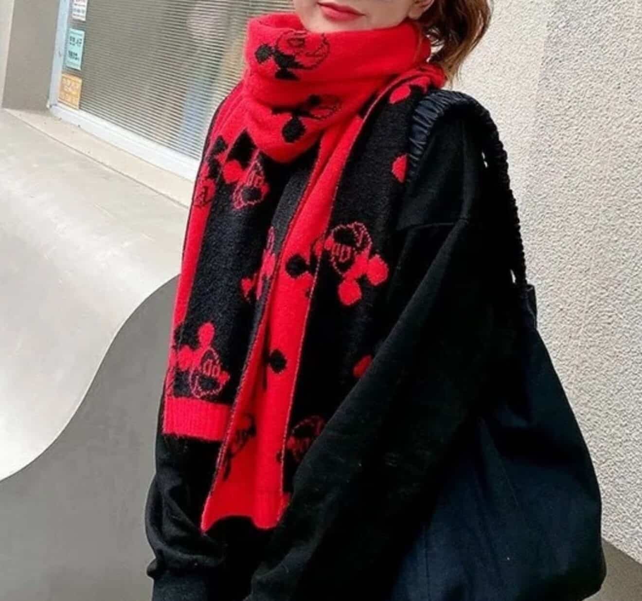Stay Warm in This Beautiful and Bold Mickey Mouse Shawl - Fashion