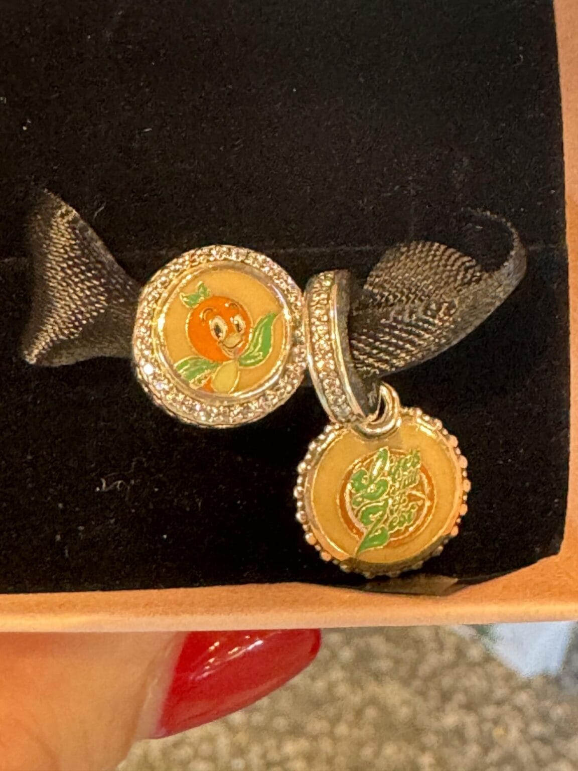 Orange Bird Sweetens Pandora Charm Set - Jewelry